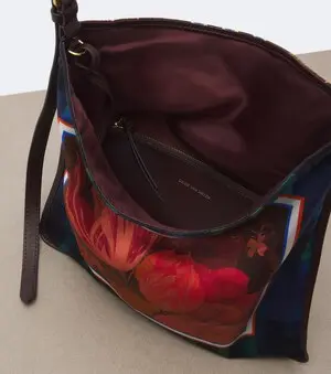Dries Van Noten Medium Printed Shoulder Bag