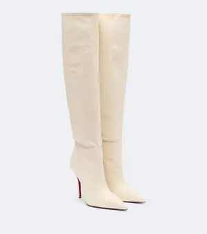 CHRISTIAN LOUBOUTIN Zependris Leather Knee-high Boots