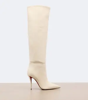 CHRISTIAN LOUBOUTIN Zependris Leather Knee-high Boots
