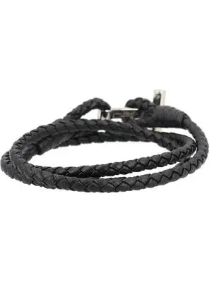 TOM FORD Bracciale In Pelle Intrecciata