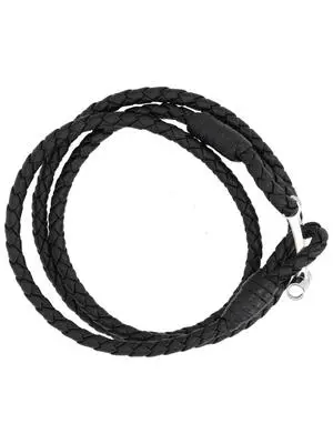 TOM FORD Bracciale In Pelle Intrecciata