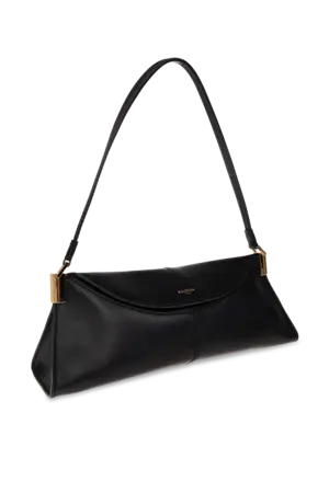 Balmain 64-83 Small’ Leather Bag - Black