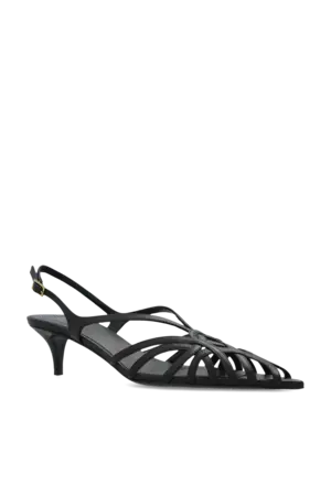 Balmain Leather Heeled Sandals