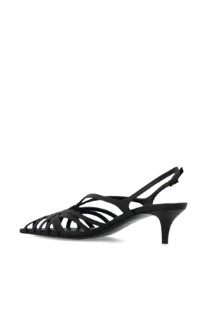 Balmain Leather Heeled Sandals
