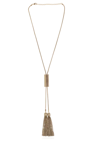 Balmain Brass Necklace With Tassels