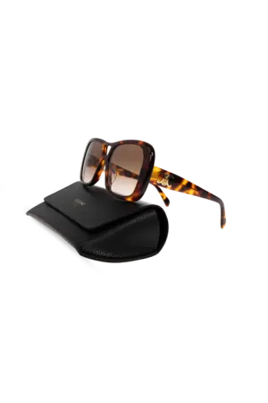 Celine Triomphe Havana’ Sunglasses