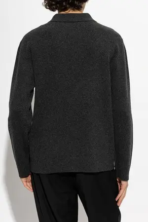 Valentino Garavani Wool Long-sleeve Polo