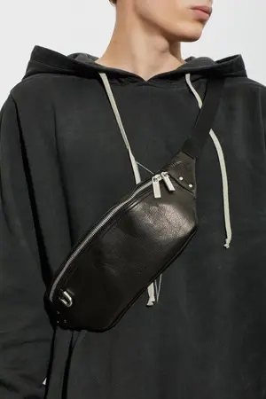 Rick Owens Leather ‘geo Bumbag