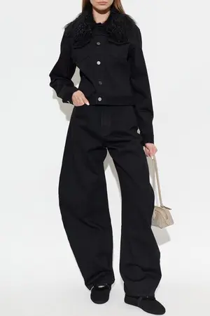 Alaïa Suede Ballerinas With Strap