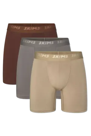 SKIMS 3-pack Of Boxers - Multicolour