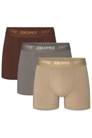 SKIMS 3-pack Of Boxers - Multicolour