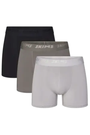 SKIMS Three-pack Of Boxers