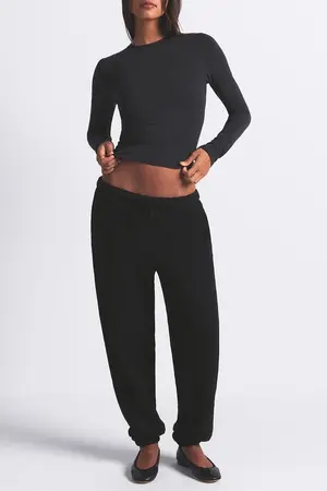 SKIMS Long-sleeve T-shirt - Black
