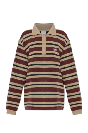 ADIDAS ORIGINALS Long-sleeve Polo - Beige