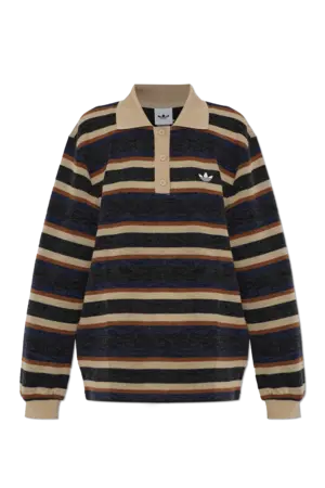 ADIDAS ORIGINALS Long Sleeve Polo Multicolour