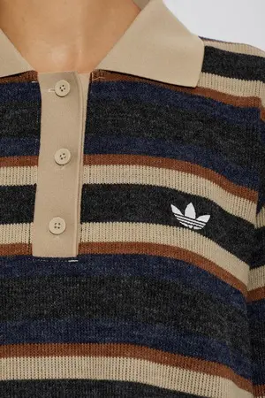 ADIDAS ORIGINALS Long Sleeve Polo - Multicolour