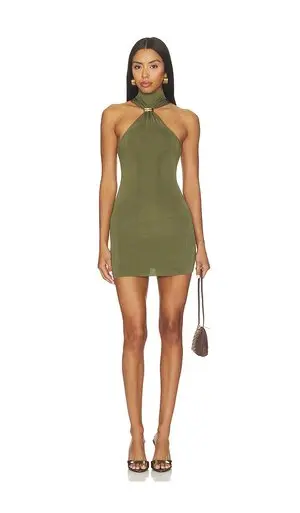 LOVERS AND FRIENDS Gennifer Ruched Neck Dress