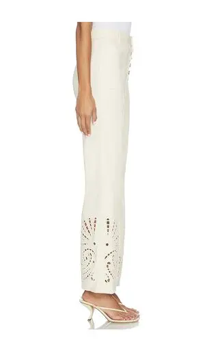 Ulla Johnson The Lou Jean With Eyelet In White