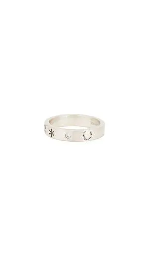 SERGE DENIMES Patriot Ring In Metallic