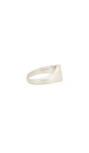 SERGE DENIMES Envy Signet Ring In Metallic