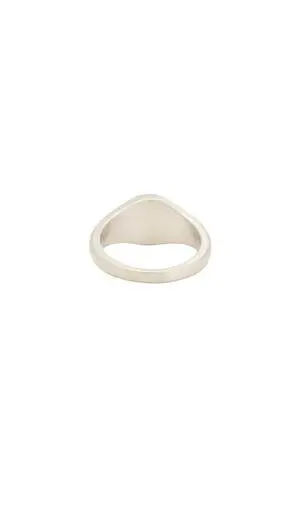 SERGE DENIMES Envy Signet Ring In Metallic