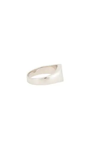 SERGE DENIMES Signet Ring In Metallic