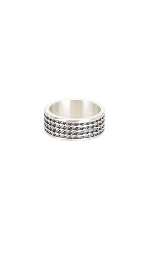 SERGE DENIMES Kusari Ring In Metallic