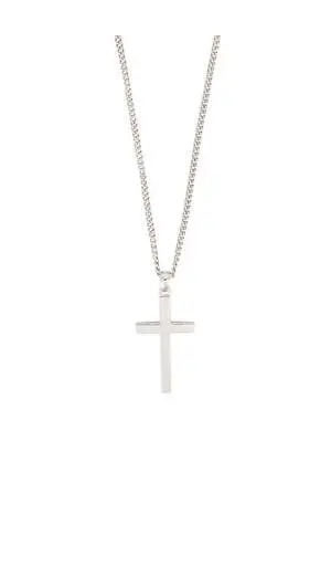 SERGE DENIMES Cross Necklace In Metallic