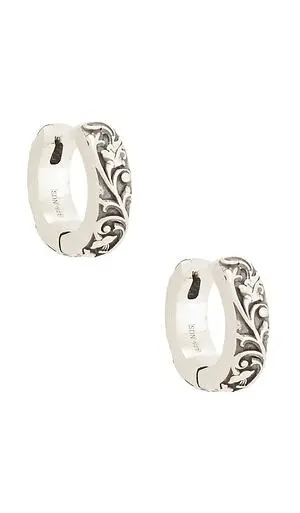 SERGE DENIMES Pergola Earring In Metallic - Silver