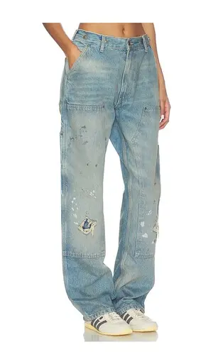 Free People X We The Free Emily Carpenter Jean In Blue