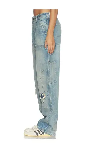 Free People X We The Free Emily Carpenter Jean In Blue