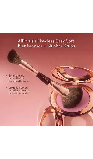 Charlotte Tilbury Dual Ended Bronzer & Blush Brush - N,a