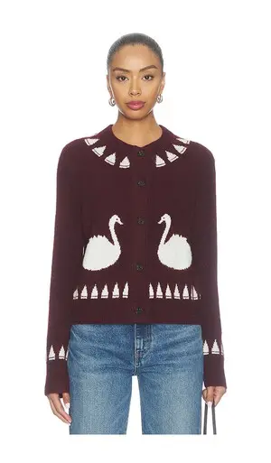 Rails Millie Cardigan In Brown - Swans