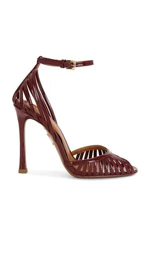 Retrofete Analu Sandal In Burgundy - Cigar