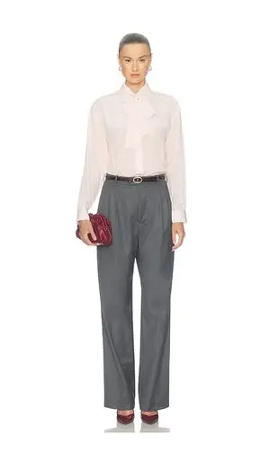 Ulla Johnson Lise Long Sleeve Blouse In Pink
