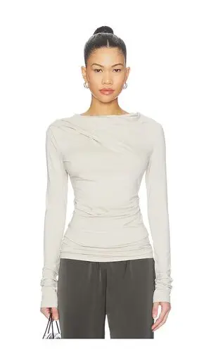 ENTIRE STUDIOS Drape Top In Grey