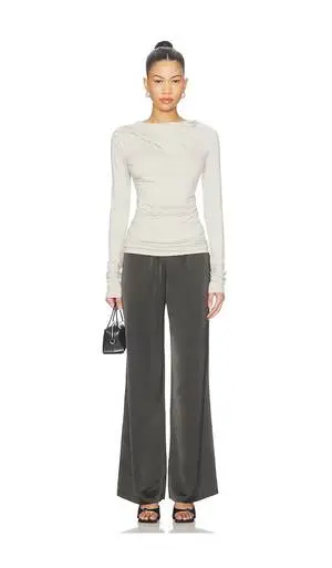 ENTIRE STUDIOS Drape Top In Grey