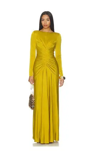 ET OCHS Thea Gown In Green - Willow