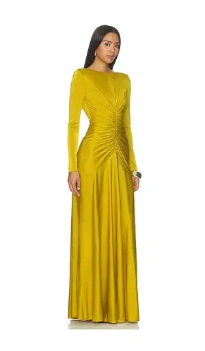 ET OCHS Thea Gown In Green - Willow