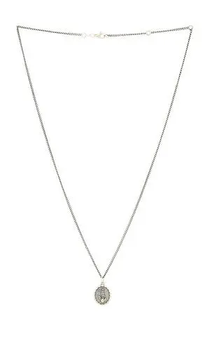 SERGE DENIMES Fortuna Necklace In Metallic - Silver