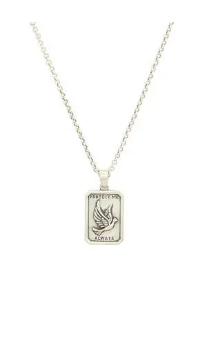 SERGE DENIMES Protect Necklace In Metallic
