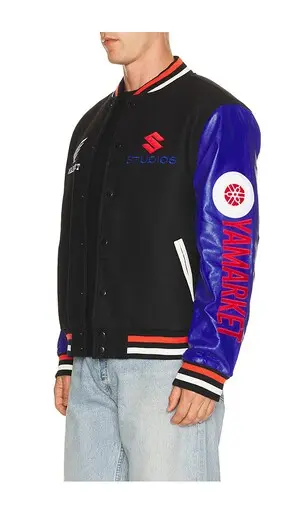 MARKET Sponsorship Varsity Jacket In Multi