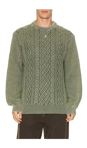 DARK SEAS Big Sur Sweater In Green - Forest