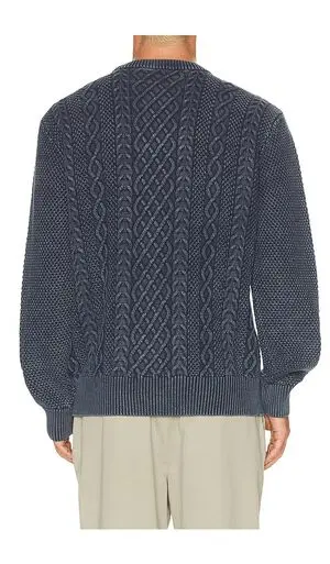 DARK SEAS Big Sur Sweater In Blue