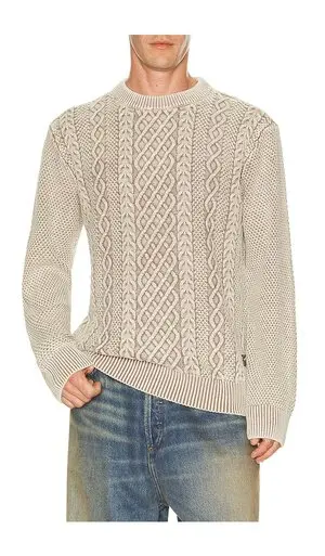DARK SEAS Big Sur Sweater In Brown - String