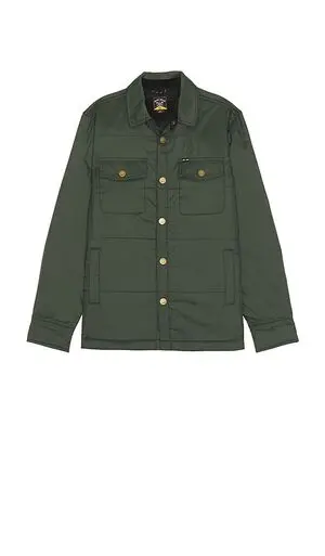 DARK SEAS Machinist Nylon Shirt Jacket In Green