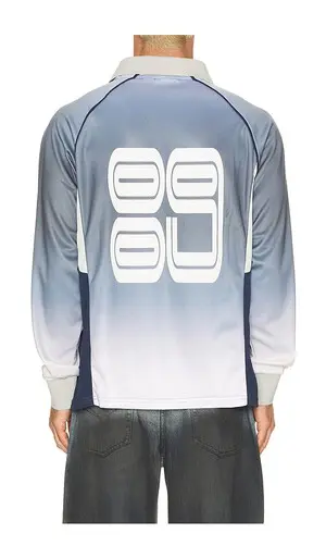 Obey Spectrum 89 Long Sleeve Jersey In Blue