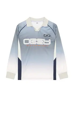 Obey Spectrum 89 Long Sleeve Jersey In Blue