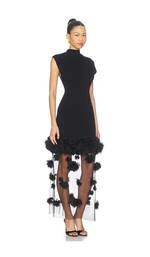 Aje Fleura Knit Midi Dress