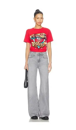 Junk Food 49ers City Edition Vintage Tee In Red